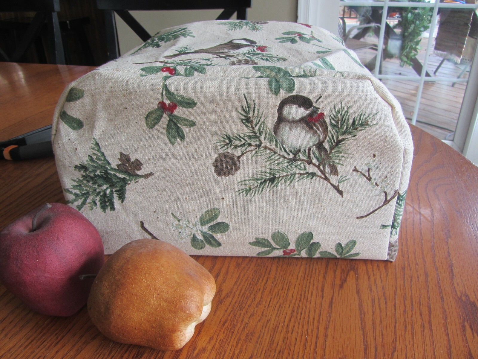 Pfaltzgraff Winterwood Appliance DUST Cover for 4 Slice Square Toaster ...