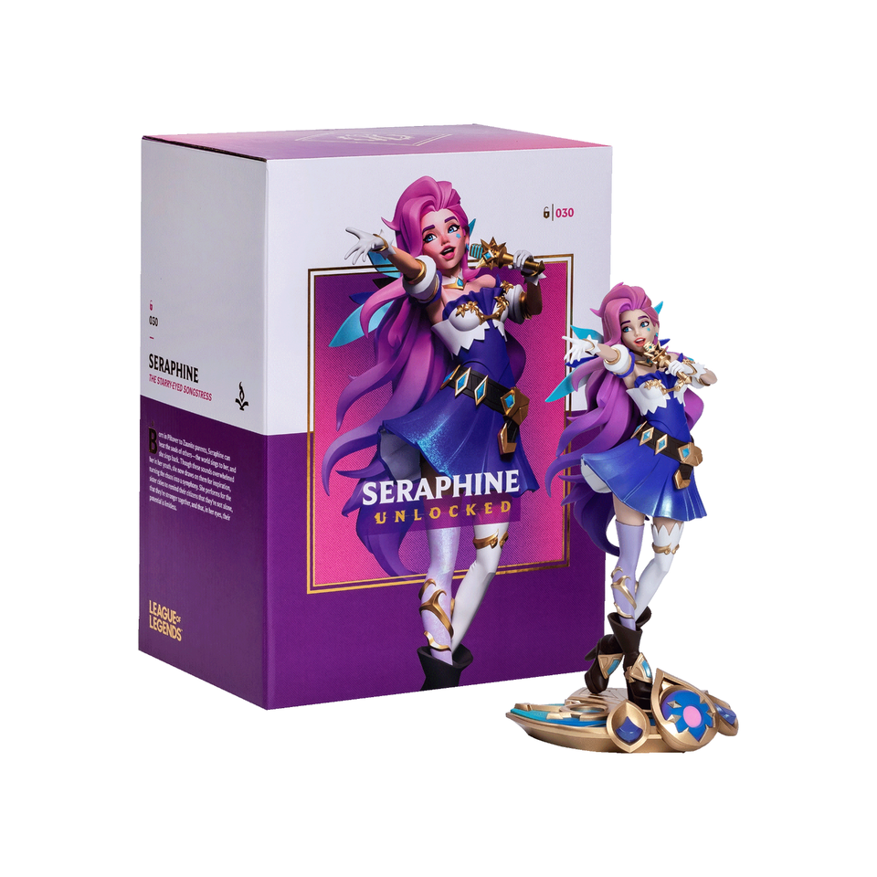 LoL League of Legends Championship SERAPHINE Unlocked Statue Figure ...