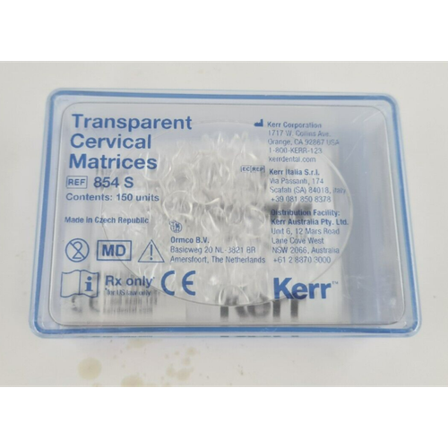 Kerr Transparent Cervical Matrices Ref 854 S | eBay