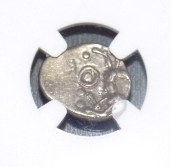 NGC F GAUL AEDUI 1st Century BC AR Quinarius Kaletedou Ancient Celtic ...