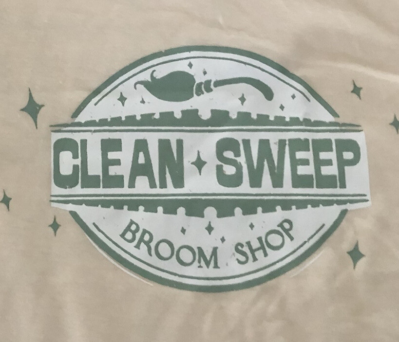 Clean Sweep Broom Logo Room Broom House Cleaning Designed By Veep