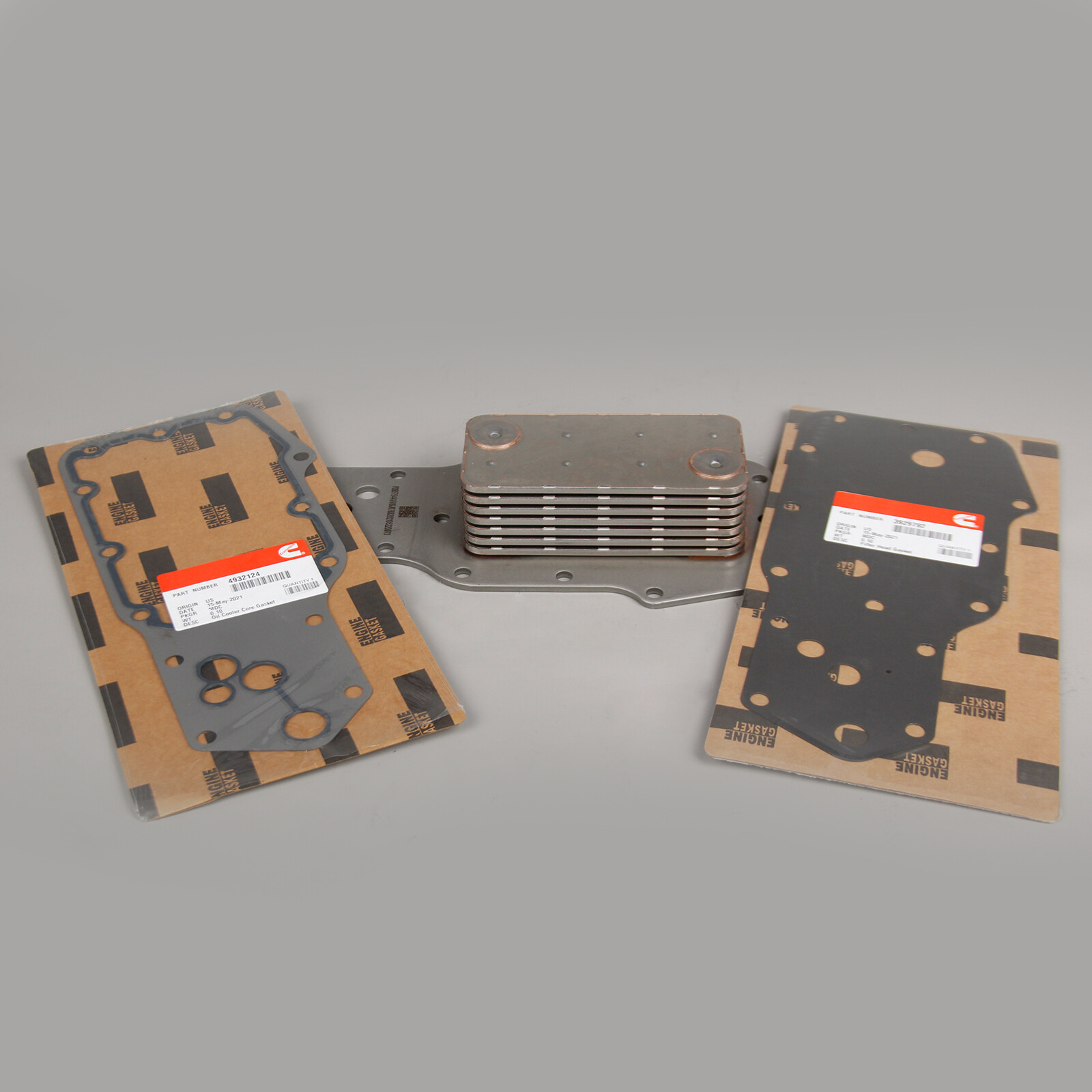 For Dodge Cummins Oil Cooler Gasket Set 89-97 6BT 5.9L 12V 3929792 ...