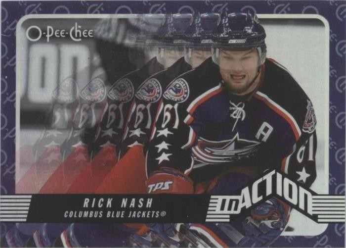 2007-08 O-Pee-Chee - In Action Rick Nash #IA5 for sale online | eBay
