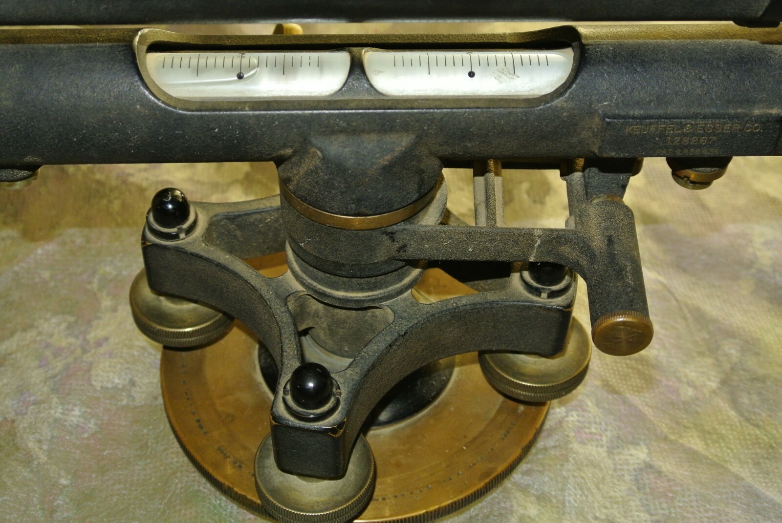 Vintage Keuffel and Esser Level Transit Survey Scope Theodolite Antique ...
