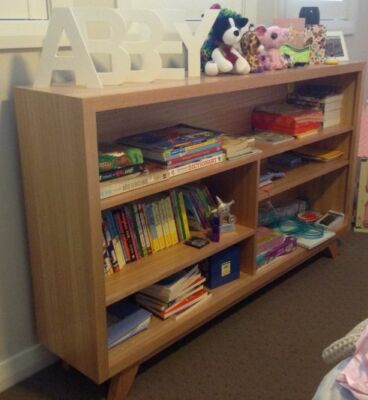 Bookcase Lowline 1000 x 1500x320 Tassie Oak | eBay Australia