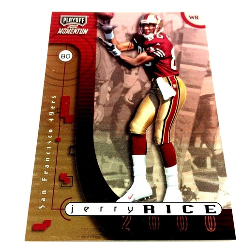 Jerry Rice 2000 Playoff Momentum Card #78 NFL HOF San Francisco 49ers ...