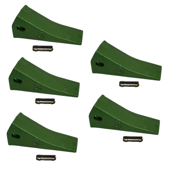 230 H&L Style Bucket Teeth with HD Extra Long Flex Pins (Set of 5) | eBay