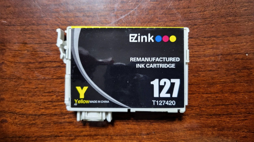 EZ INK BRAND FOR 127 Y Yellow Cartridge OPEN BOX | eBay