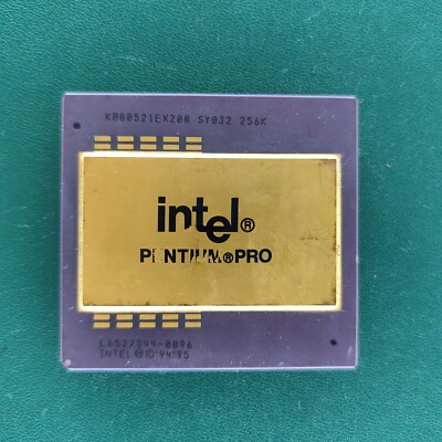 1 CPU INTEL PENTIUM PRO VINTAGE CERAMIC CPU FOR GOLD SCRAP RECOVERY ...