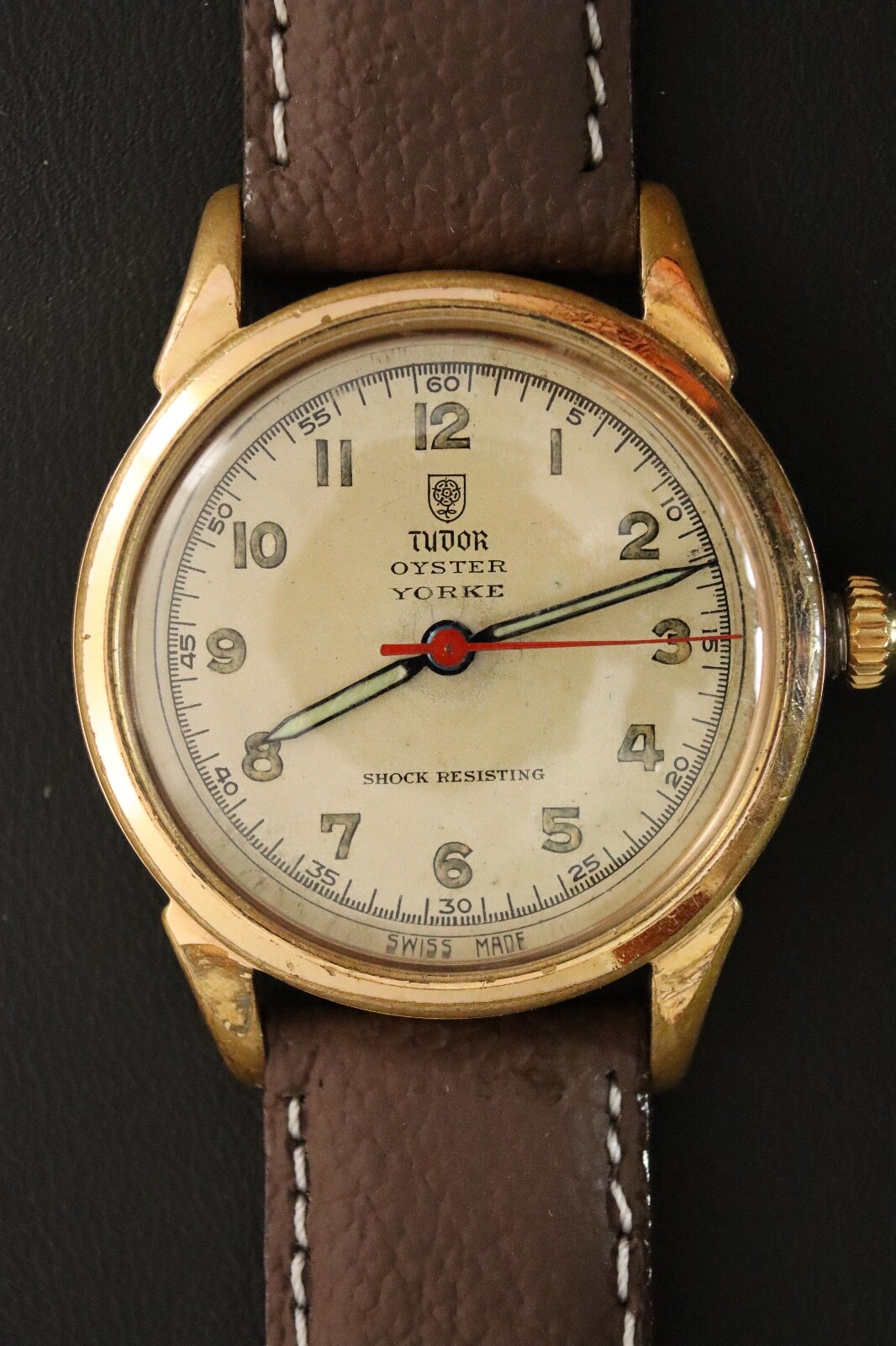 C. 1954 TUDOR Oyster Ref #4540 Yorke Gold Capped Manual Wind (TU-091 ...