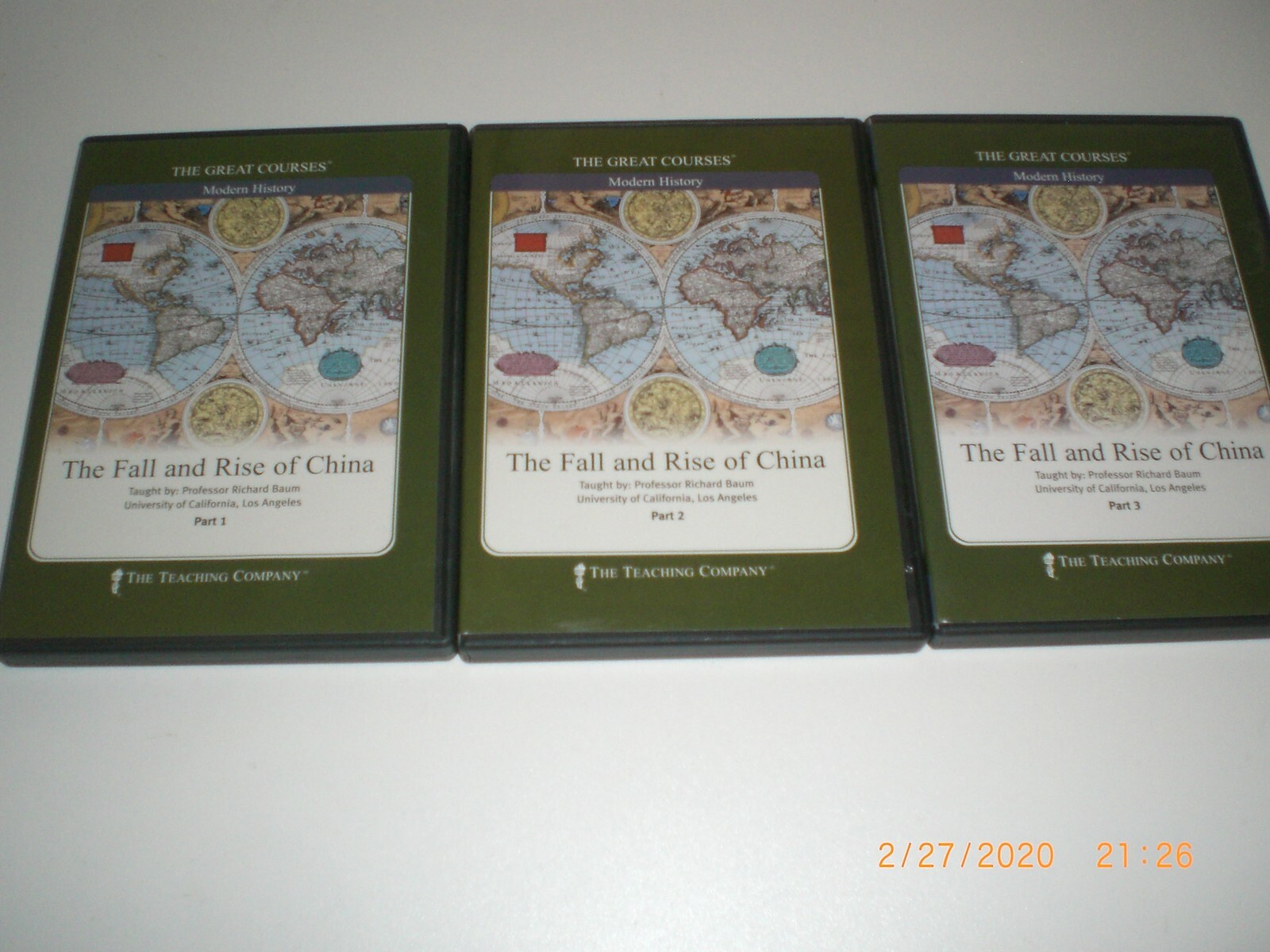 The Fall and Rise of China The Great Courses Modern History vols 1 - 3 ...