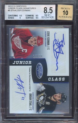 2012-13 Certified Junior Class Signatures #JCYS Auto Staal/Steve ...