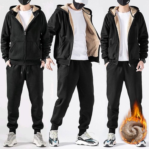Men's Athletic Fleece Sweater Pants Running Jogging Casual Gym Track ...