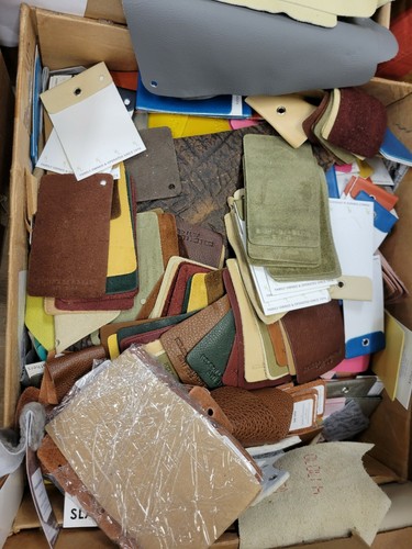 8lb GENUINE LEATHER SMALL SCRAP/SAMPLE BOX | eBay