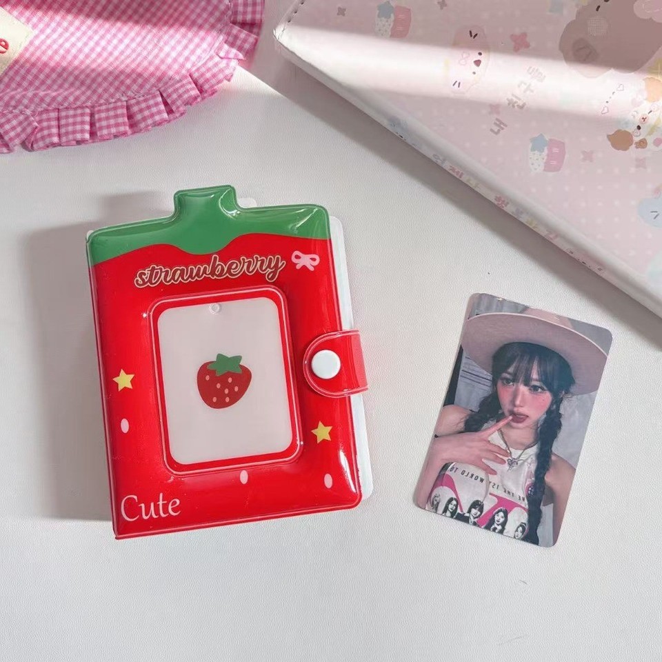 PVC Card Album Mini Idol Card Collect Book Cute Photocard Binder | eBay ...