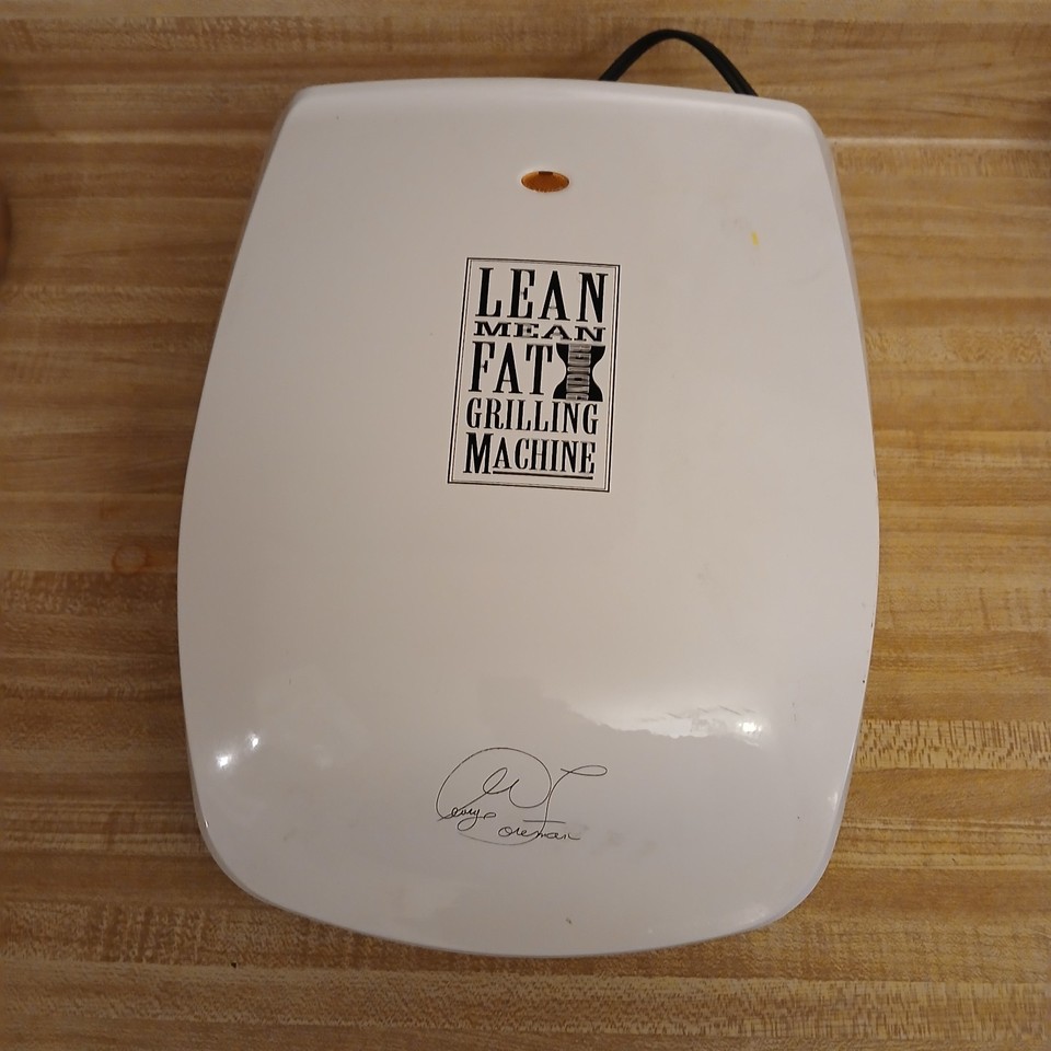 Lean Mean Fat Grilling Machine George Foreman Model GR-20 Works! Clean ...