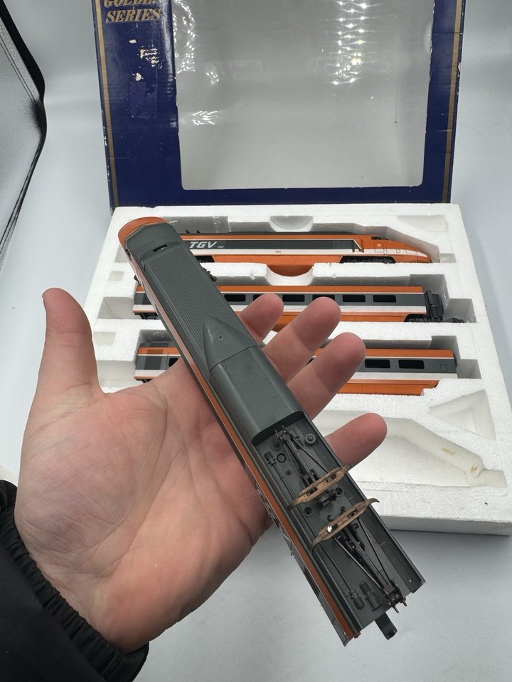Vintage Lima Golden Series HO Scale TGV Electric High Speed 4 Train Set ...