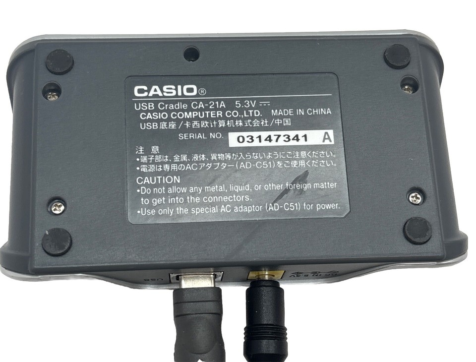 Casio USB Cradle CA-21A 5.3V for Casio Exilim EX-Z4 EX-Z3 Digital ...