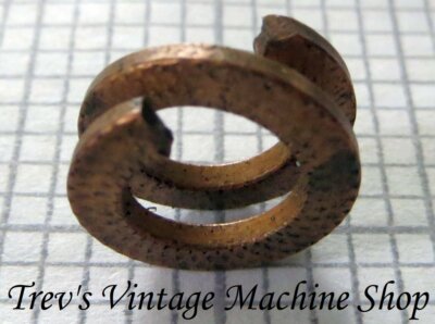 1/4 Thackery washers - phosphor bronze - imperial double coil spring ...