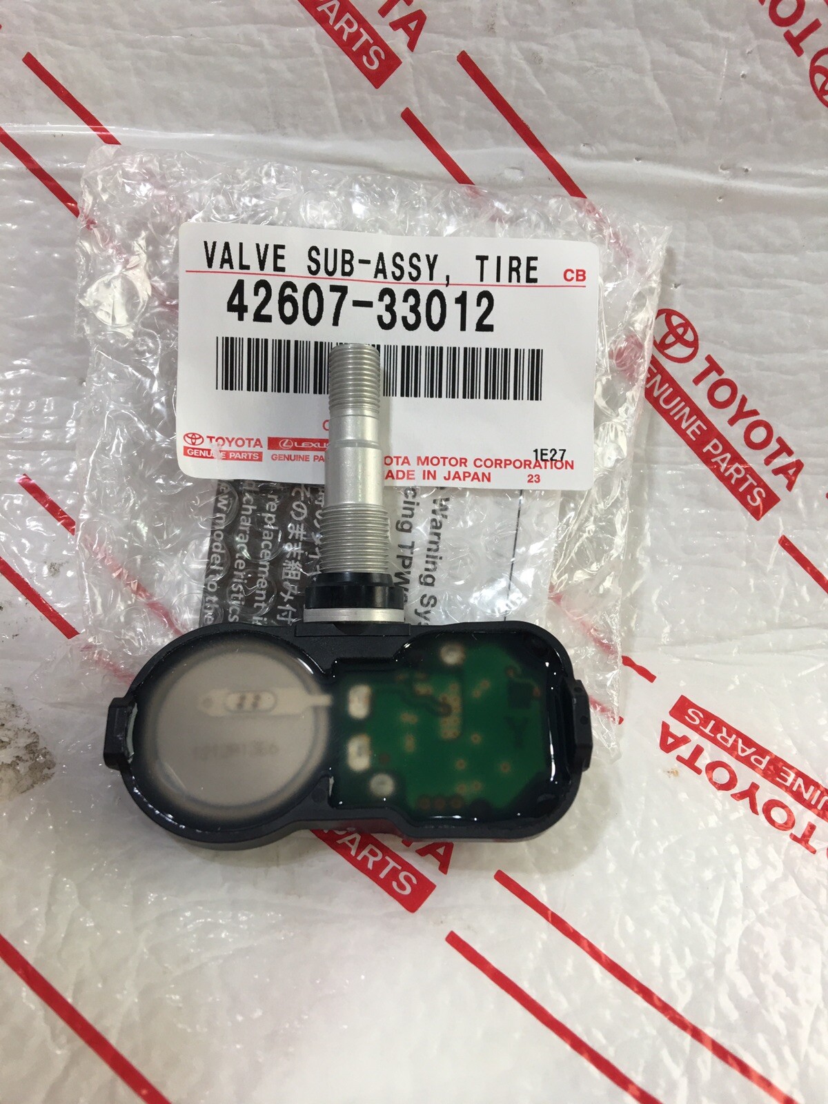 (1) New Genuine OEM Toyota Lexus Scion TPMS Tire Pressure Sensor 42607 ...