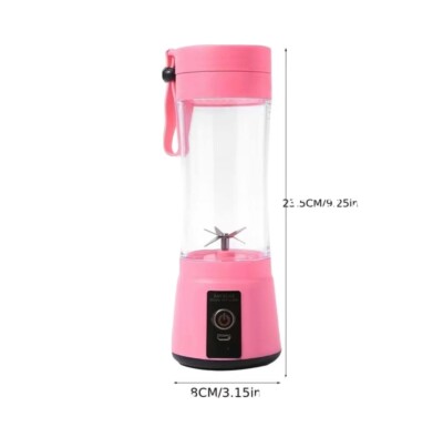 Electric Mini Juicer Cup Mixer Portable USB Rechargeable Blender Shaker ...