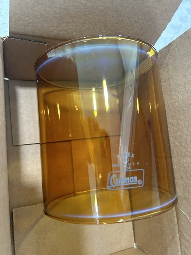 Coleman Amber Double Blue Line Globe Use on 220 & 228 Made in USA ...