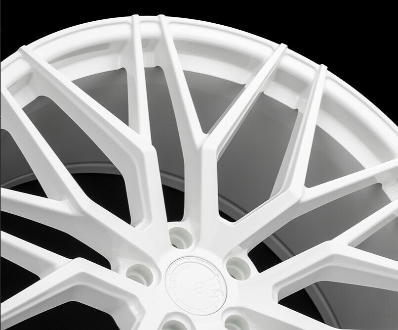 2020-2021 Chevrolet Corvette C8 Avant Garde M520R Gloss White Staggered ...