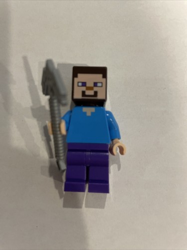 Lego - Minecraft - Steve - Minifigure With Pick-Axe Accessory - Mini ...