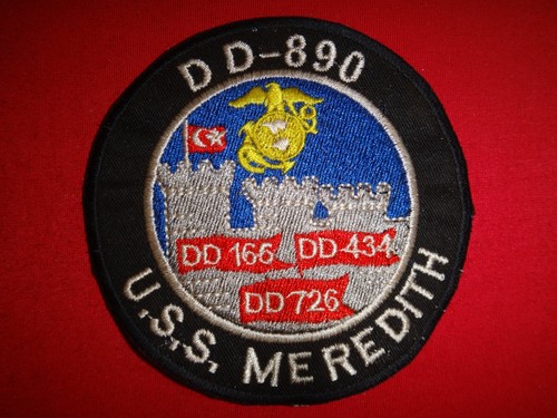 États-unis Marine Patch Uss Meredith DD-890 Destroyer | eBay