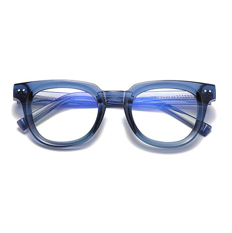 TR90 Frame Anti-Blue Light Eyeglasses For Men Women Clear Lens Glasses ...