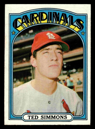 1972 Topps Ted Simmons #154 - St. Louis Cardinals | eBay
