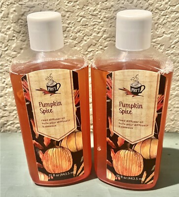 Pier 1 Reed Diffuser Oil Refill PUMPKIN SPICE Set Of Two | eBay
