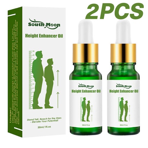 2PCS Height Enhancer Oil Stand Tall Natural Elevating Body Massage Oils ...