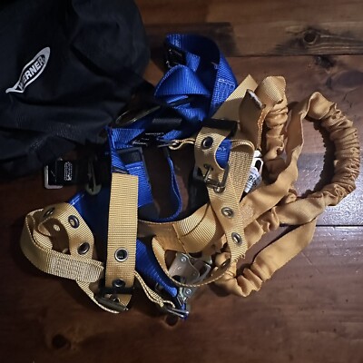 Werner Full Body Harness, Energy Absorbing Lanyard And Duffel Bags | eBay
