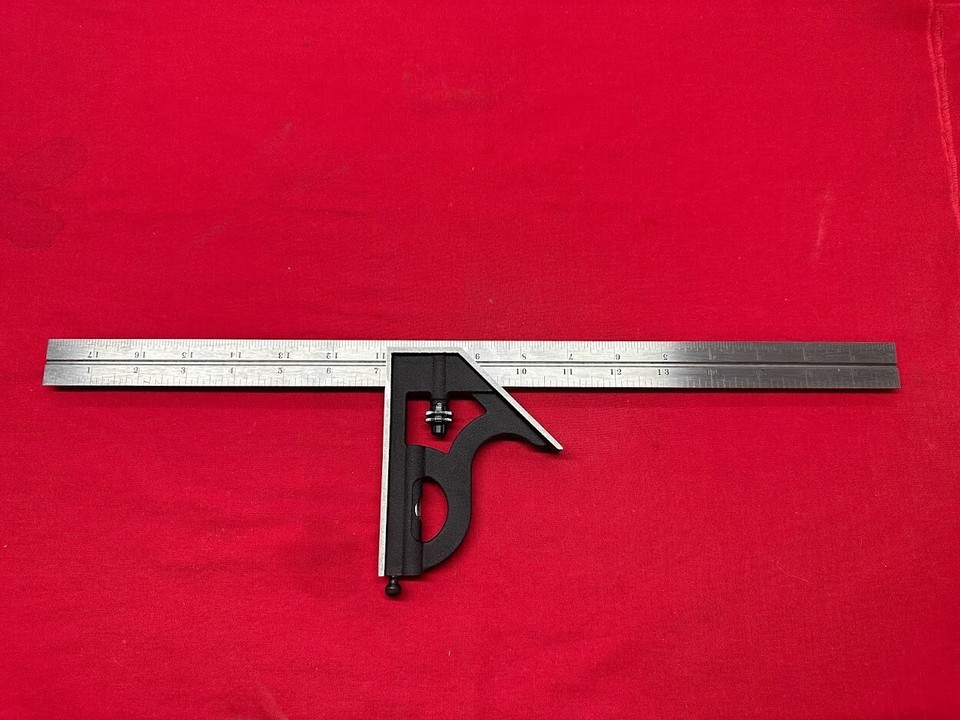 Starrett 11H-18-4R Combination Square with Square Head, 18" IN STOCK | eBay