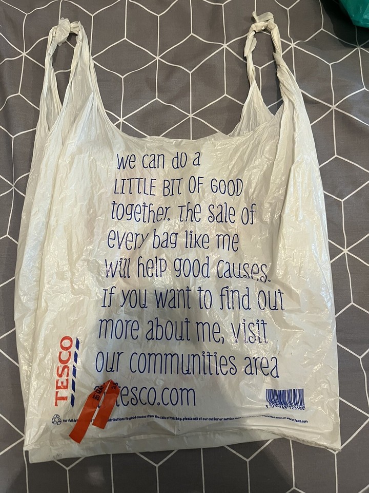 Vintage Tesco Carry Bag | eBay UK