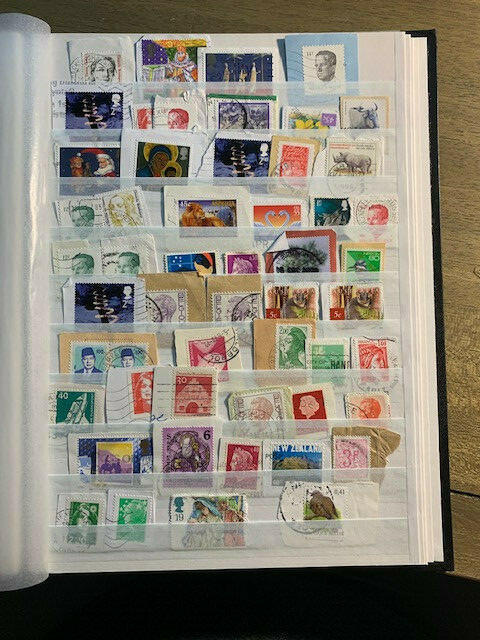 Supersafe Stamp Album W-4/8 16 white pages Stockbook, 9" x 12" with ...