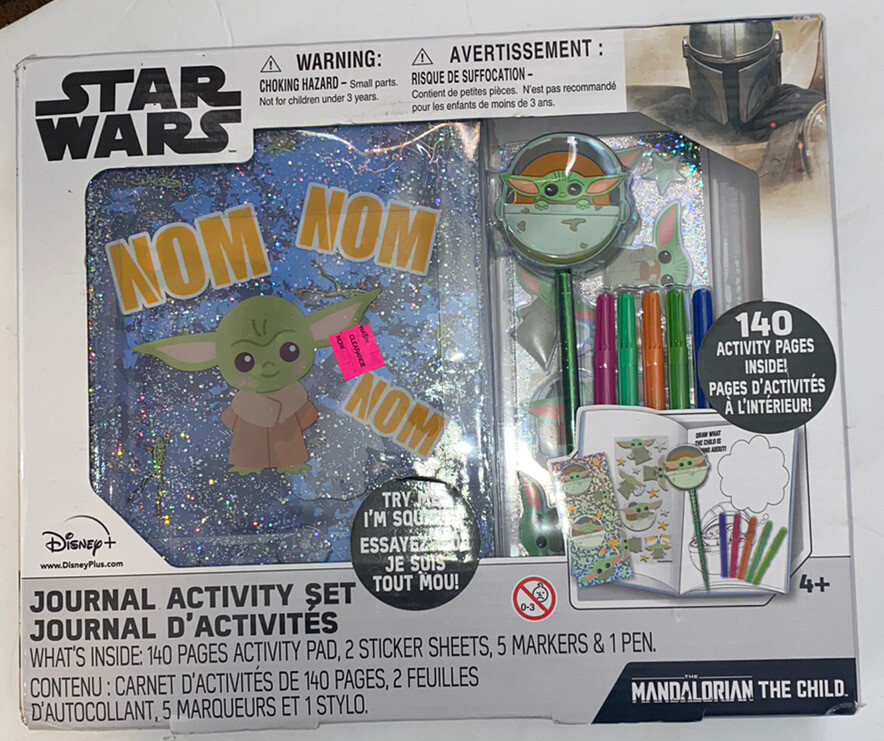 Disney Star Wars Mandalorian The Child Baby Yoda Journal Activity Set ...