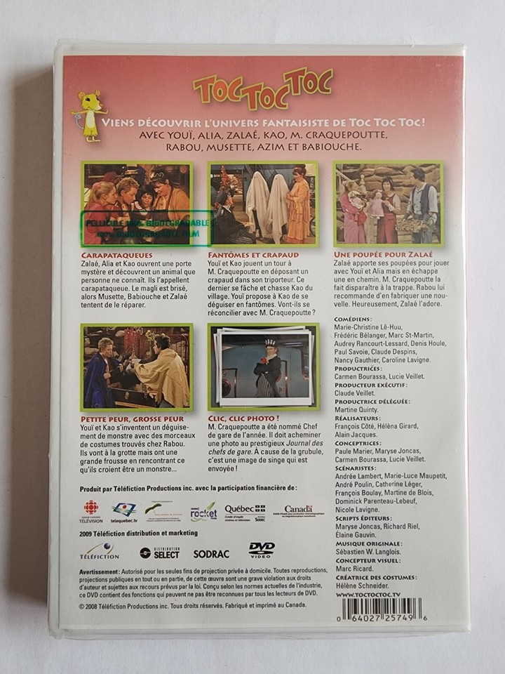 Toc Toc Toc saison 2 volume 2 NEW Sealed RARE (DVD Canadian French Quebec) | eBay