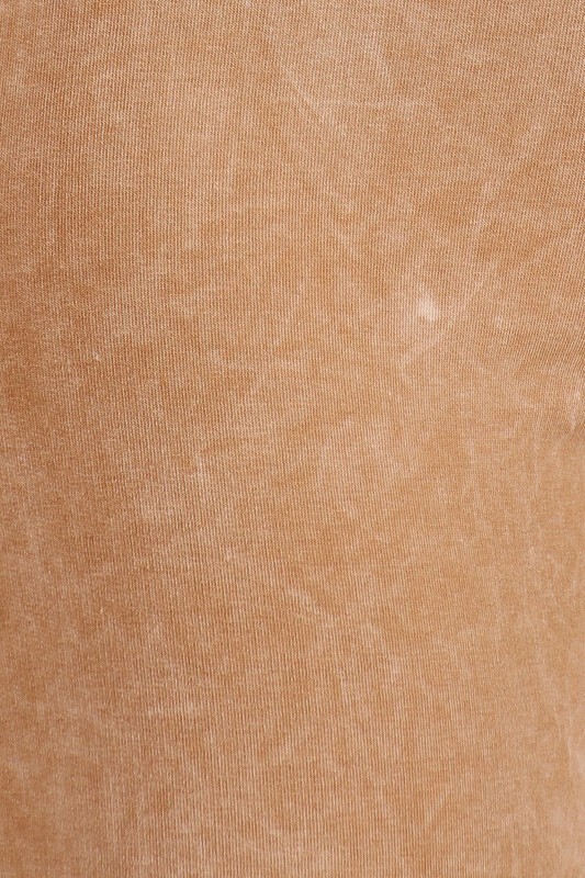 Chatoyant Plus Size Mineral Washed Cotton French Terry Camel 2XL | eBay