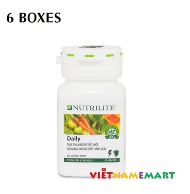 6 Boxes Amway NUTRILIFE Daily provides 23 essential vitamins & minerals ...