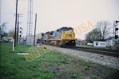 Vtg 2003 Train Slide 7356 CSX Engine Deshler OH X6J095 | eBay