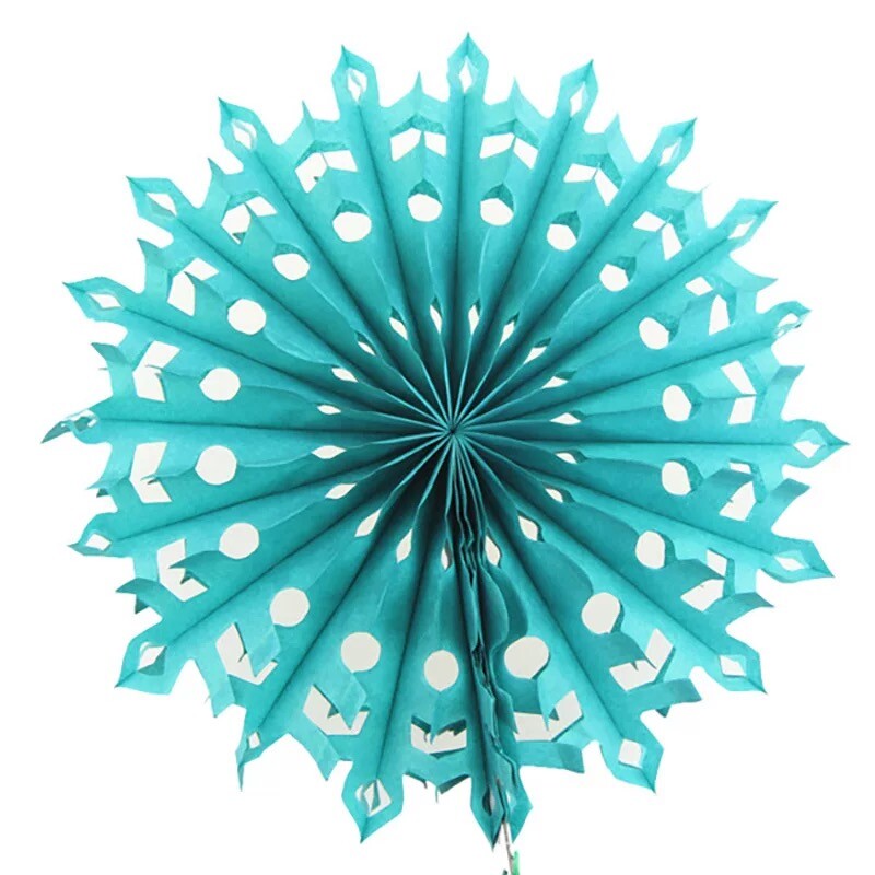 Tissue Paper Flower Hanging Fan Wedding Birthday Garland Party Decor ...