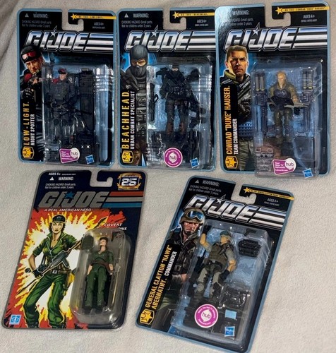 GI Joe 4” POC Low Light Beach Head General Hawk Duke Lady Jaye Action ...
