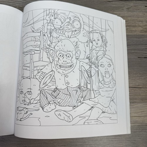 Mythogoria Gory Underworld Coloring Book NEW Ghosts Beasts Aliens 45 ...