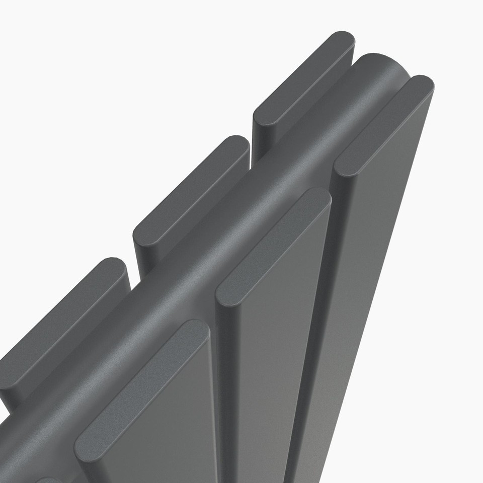 Vertical Double Flat Panel Central Heating Radiator 1600x272mm ...