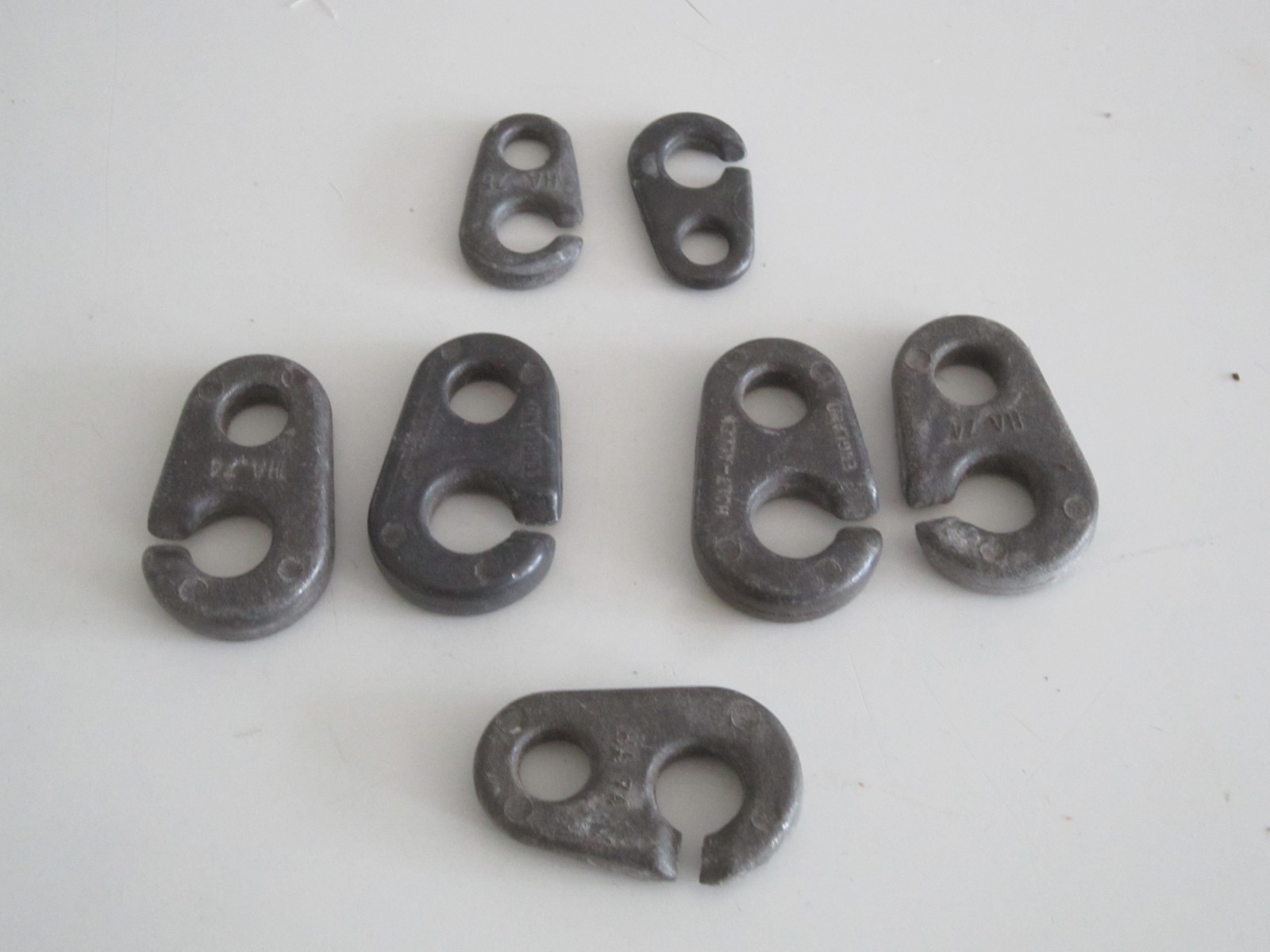 DINGHY 7 x ENGLEFIELD FLAG HALYARD CLIPS Holt Allen alloy USED | eBay UK