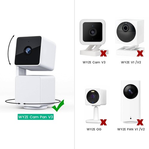 3-Pack 10 ft Cable for WYZE Cam Pan V3 Camera, Outdoor Power Adapter ...