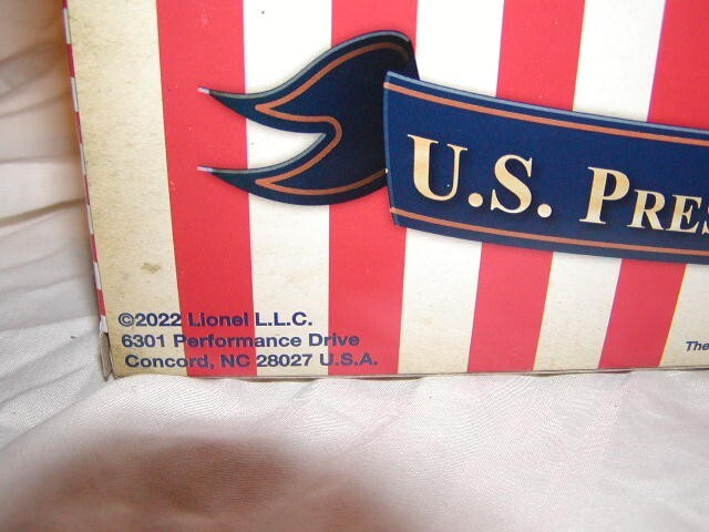 Lionel 2338050 John Tyler Presidential Series Box Car O 027 made in USA ...