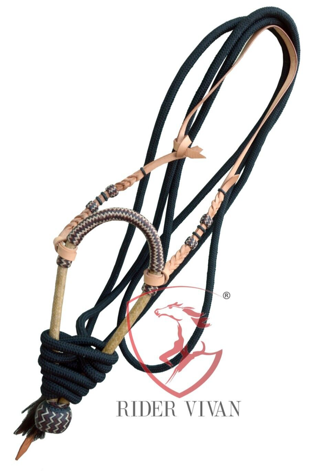 40 Plaits Bosal Set,Horse Bosal Set 12",Rawhide Bosal Set With Nylon ...